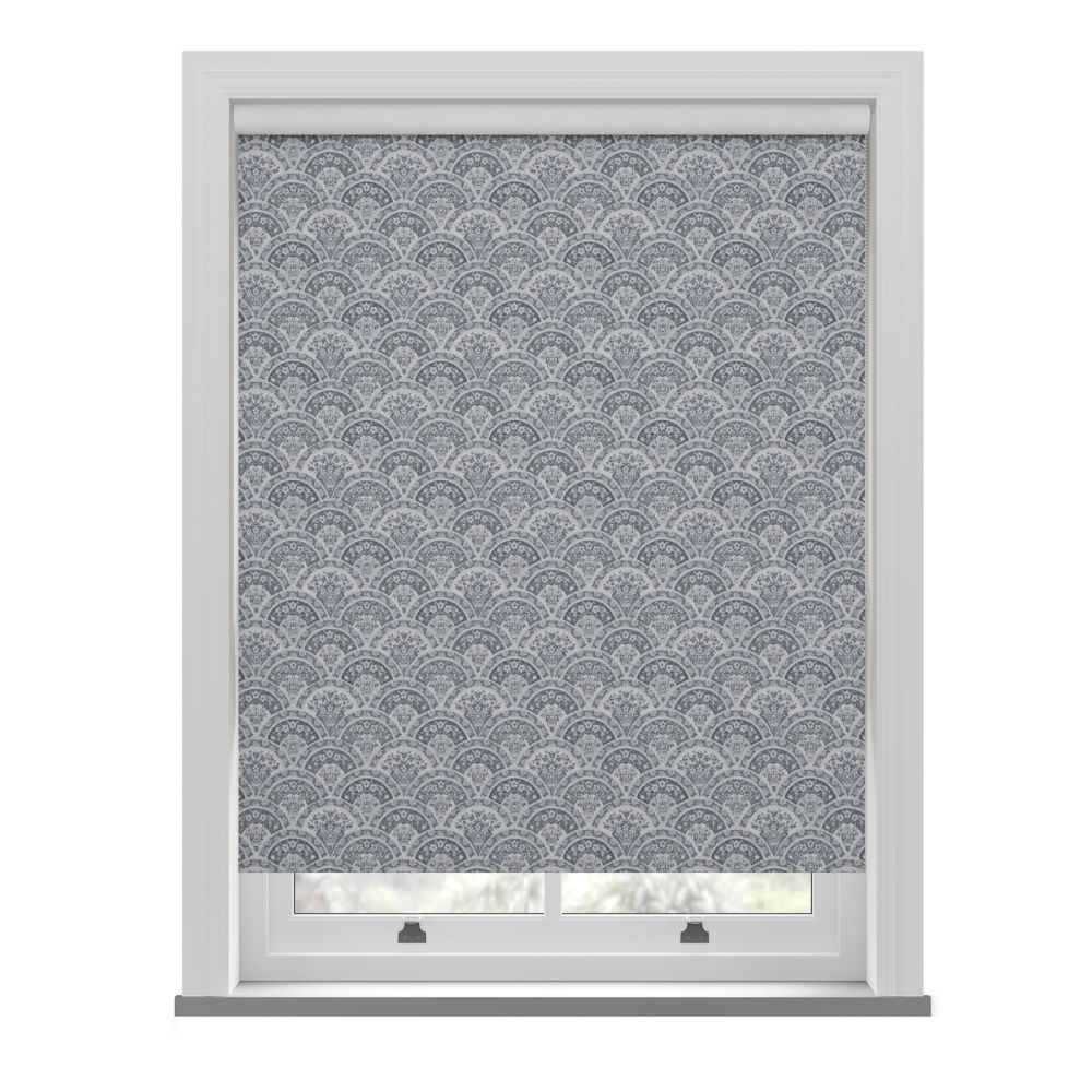 laura ashley musica velvet dusky seaspray roller blind