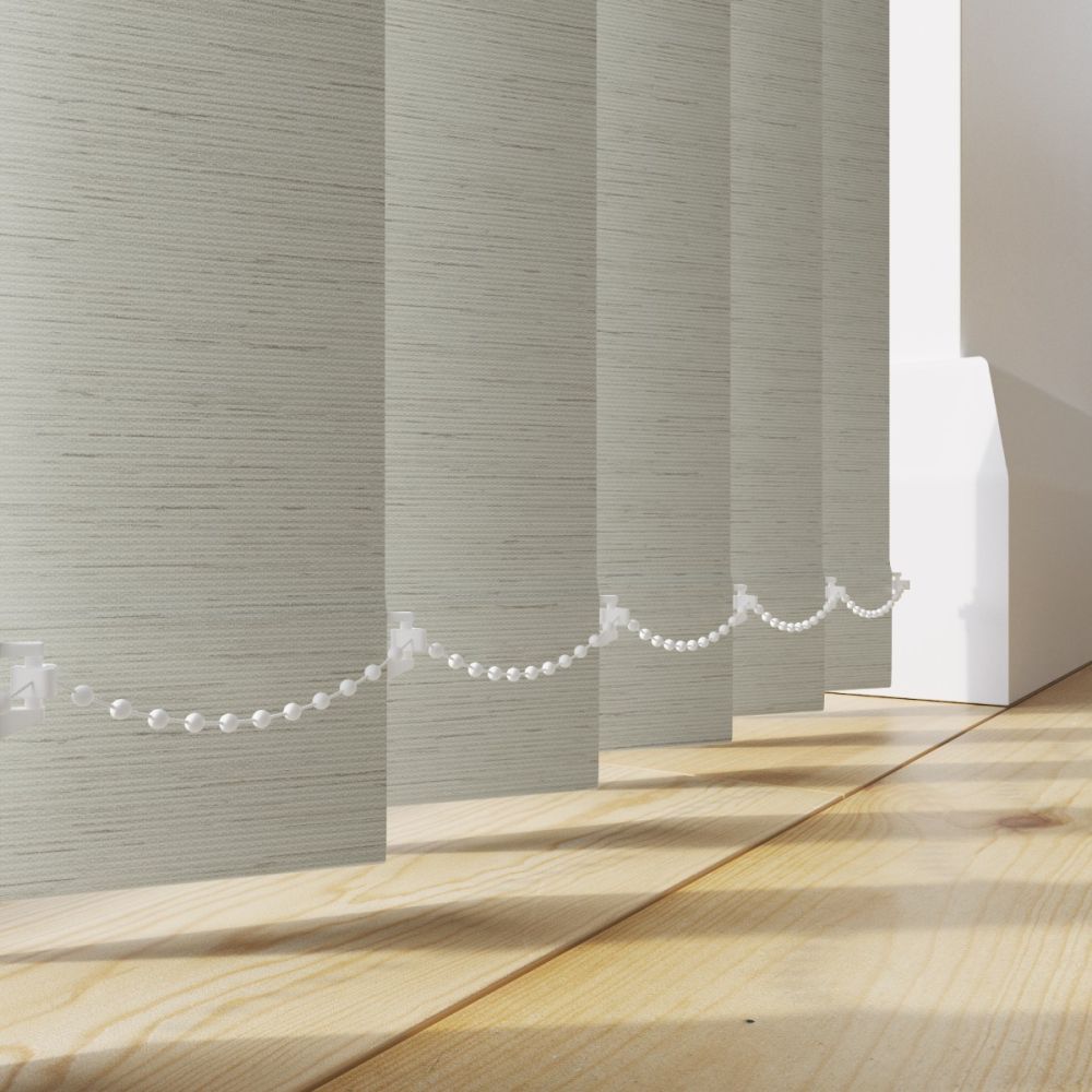 Lint Steel Grey Vertical Blind | Shade & Story