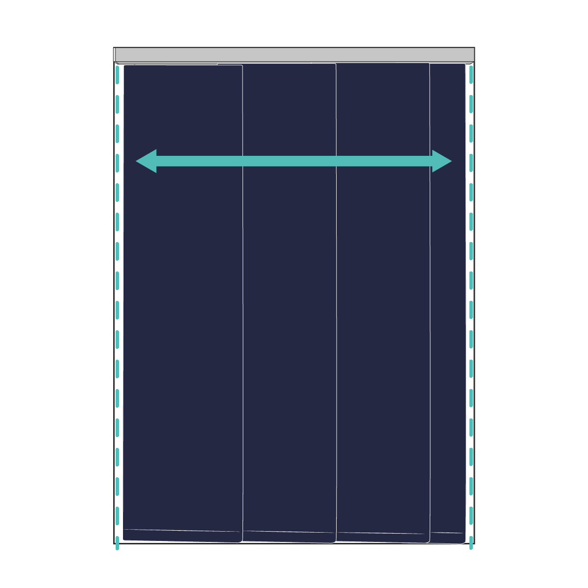 How to Fit Panel Blinds | Shade & Story