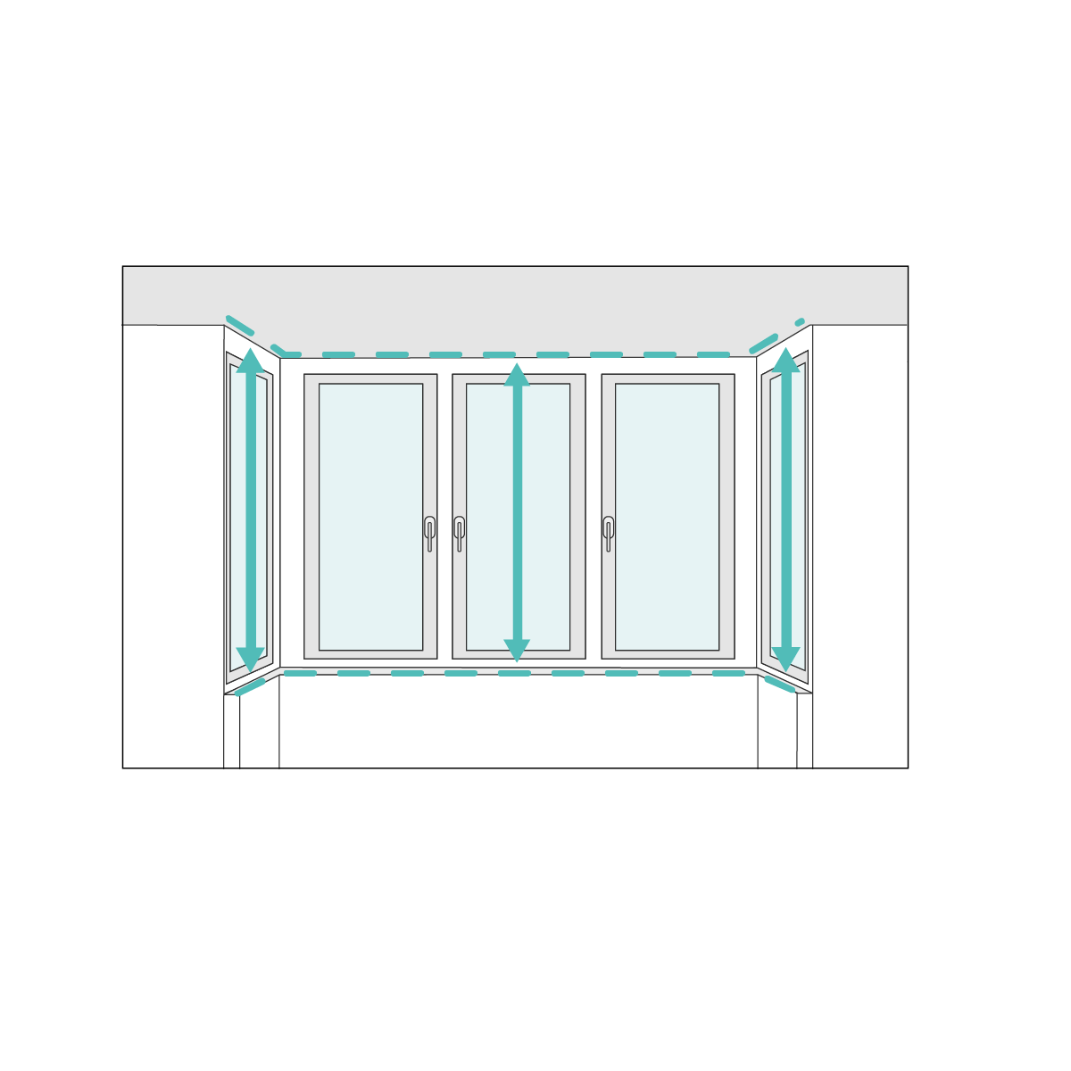 How to Measure for Blinds on Square Bay Windows | Accurate Measurement ...