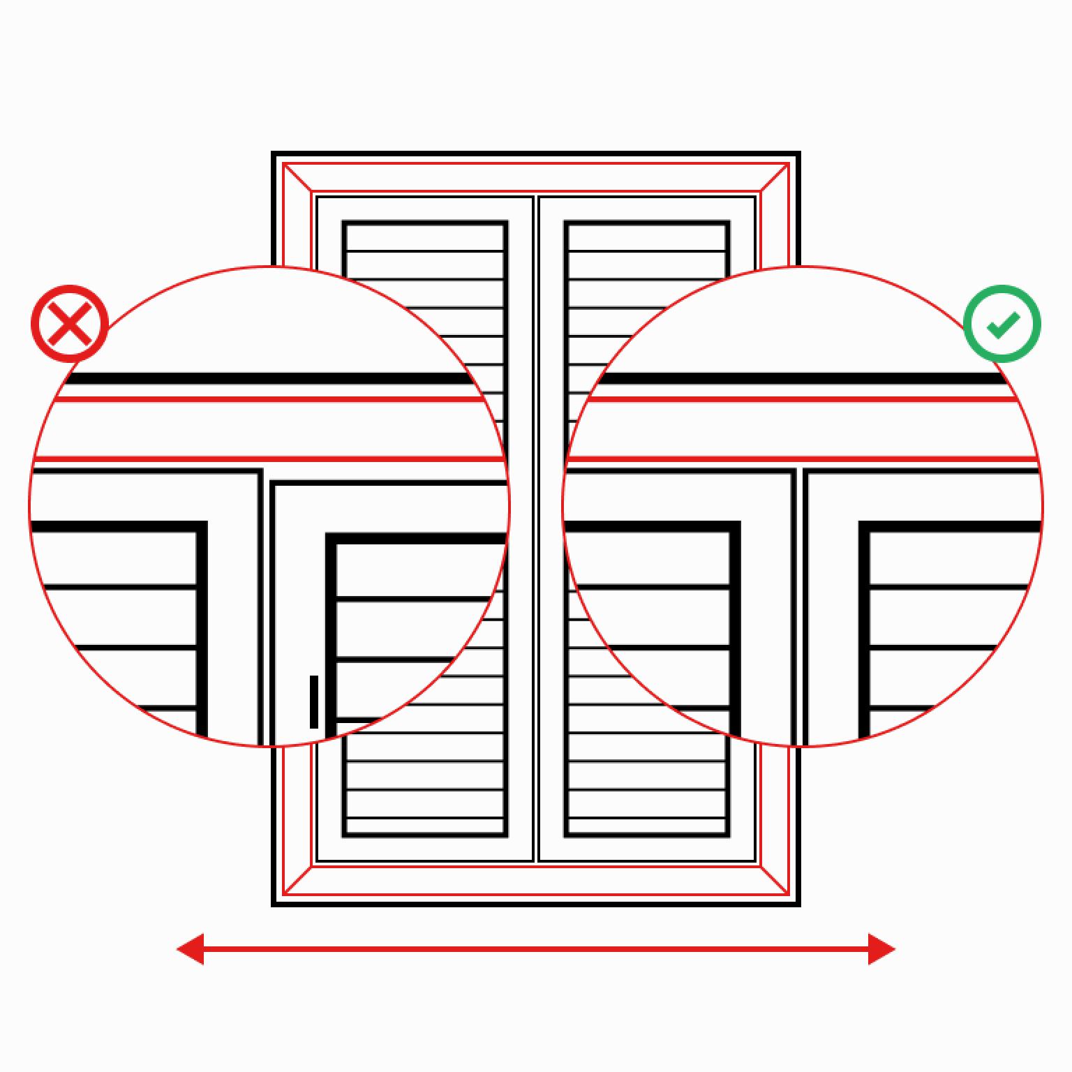 Installing Full Height Shutters