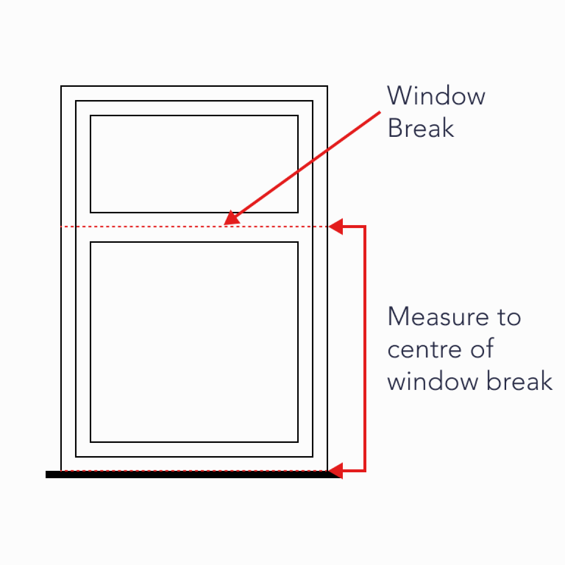 Measuring for Full Height Shutters